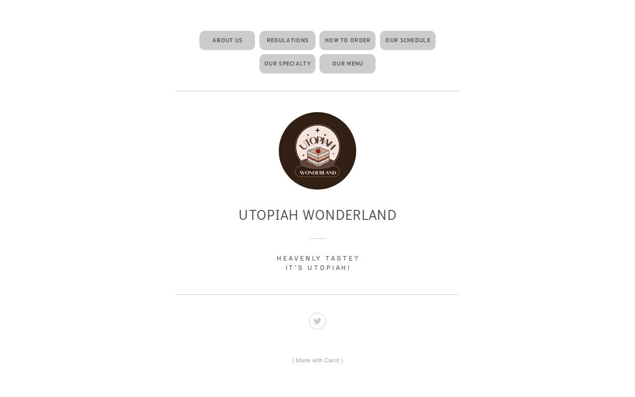 🍰 UTOPIAH WONDERLAND